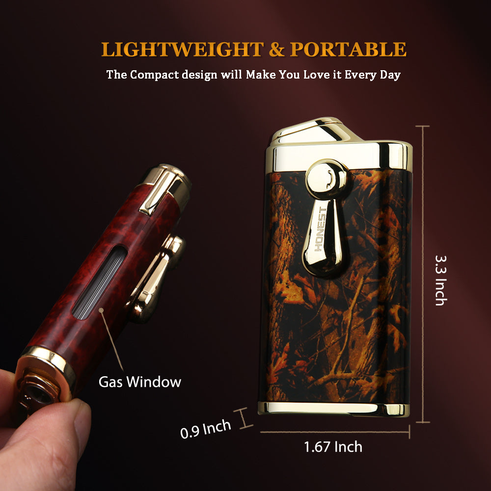 HONEST Torch Lighter Double Jet Flame Lighter Pocket Lighter Gift for ...