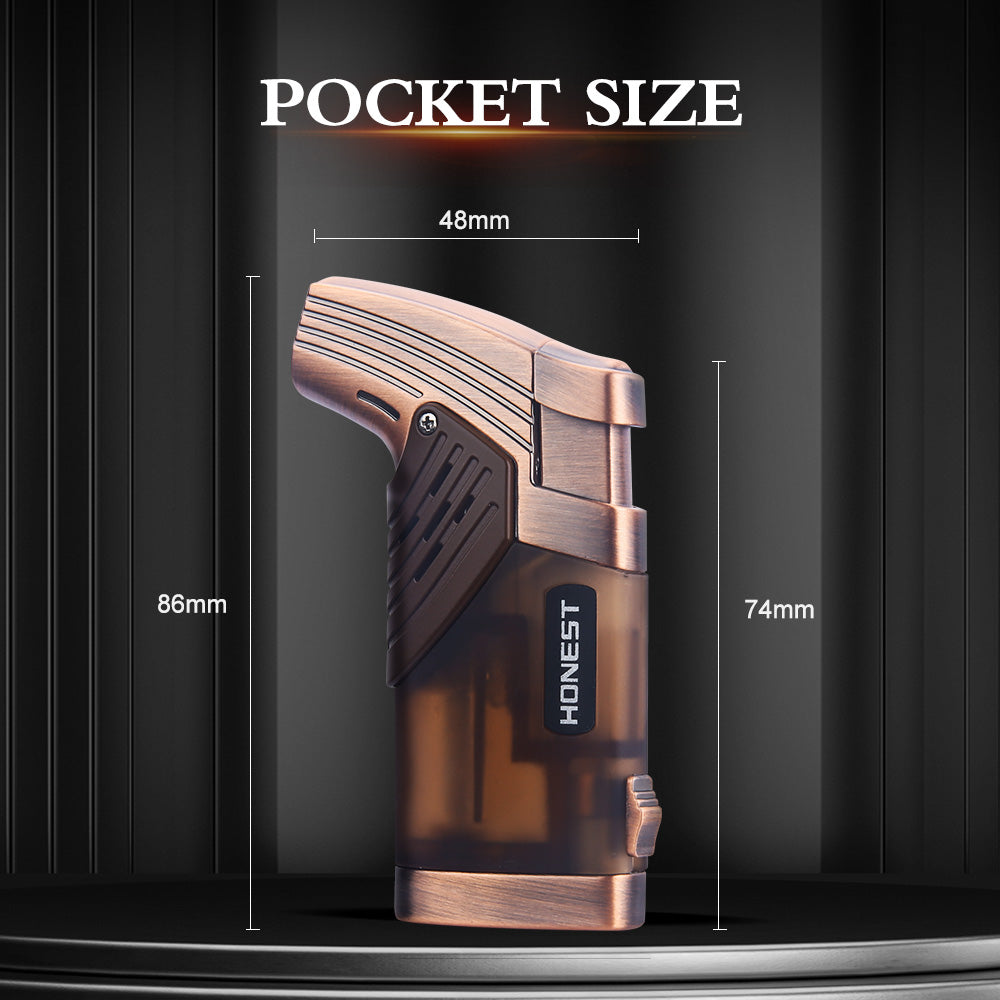 Promise by Honest Jet Torch Cigar Lighter, Power Flame Adjustable Buta ...