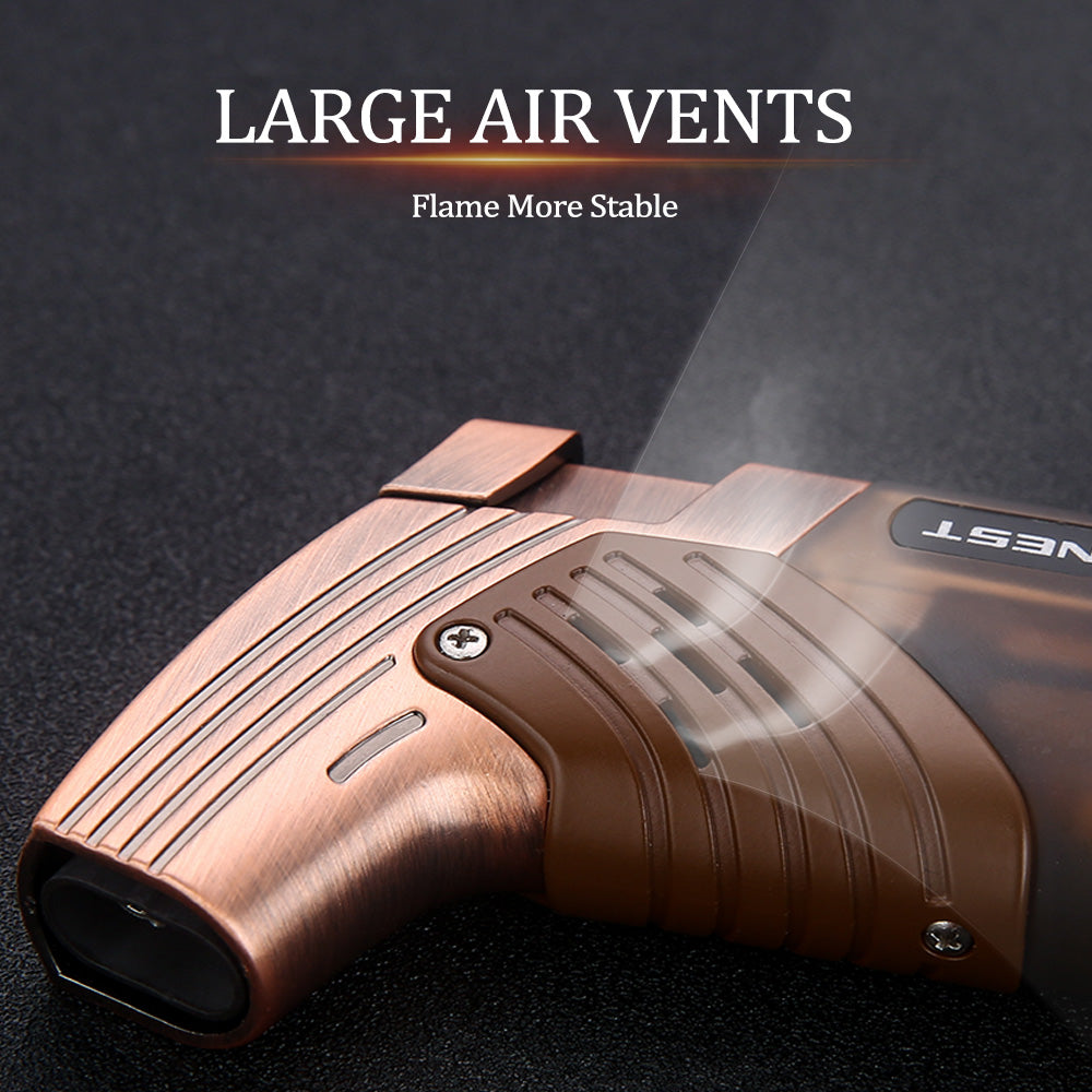Promise by Honest Jet Torch Cigar Lighter, Power Flame Adjustable Buta ...